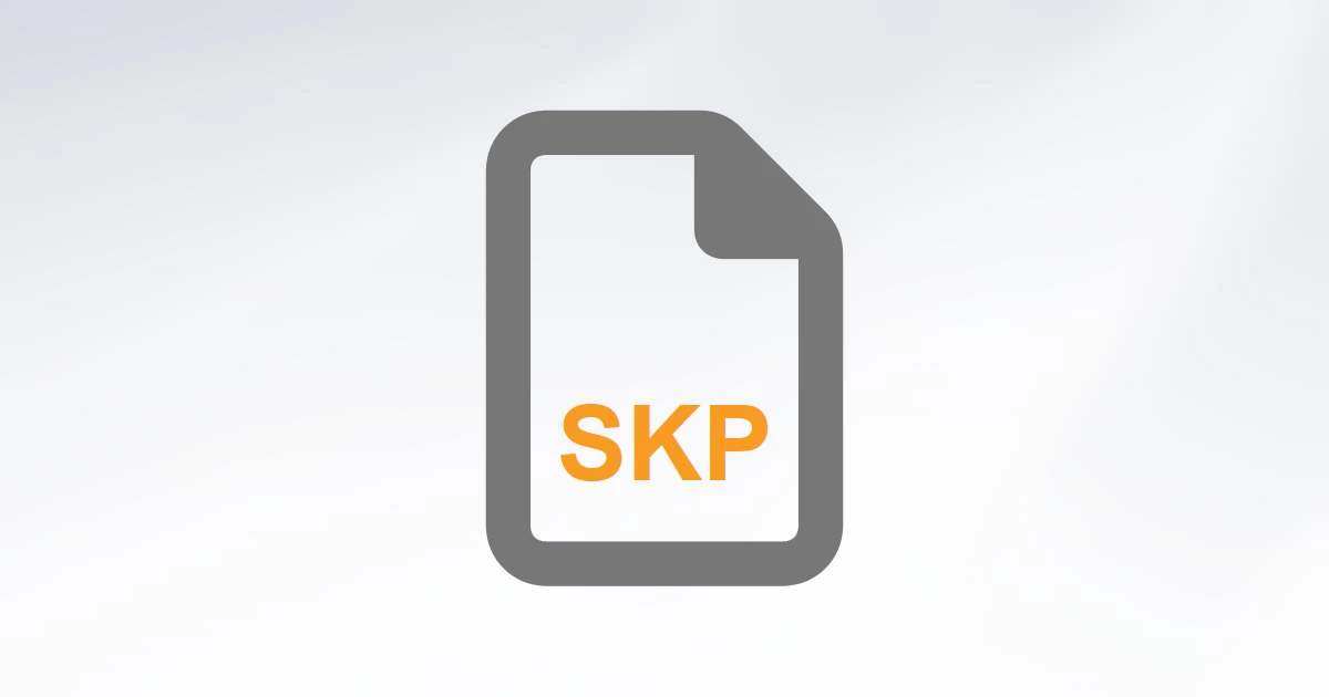 Convert SKP Files: SketchUp 3D Model Format
